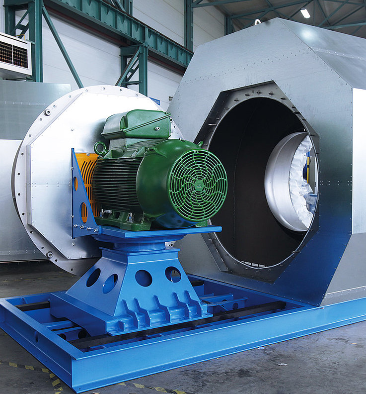 Centrifugal low pressure fan
